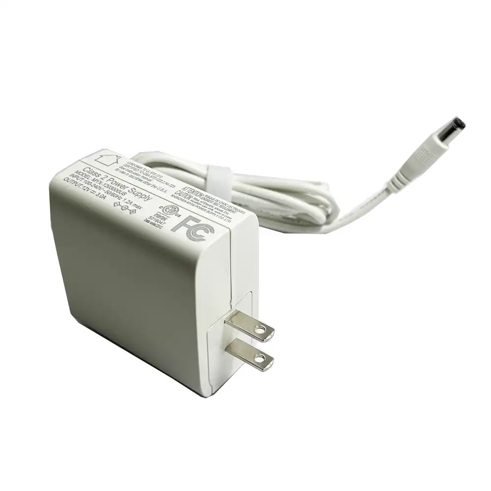 Slim Wall Power Adapter 12V 3A 36W AC DC Adapter - Produce and Custom ...